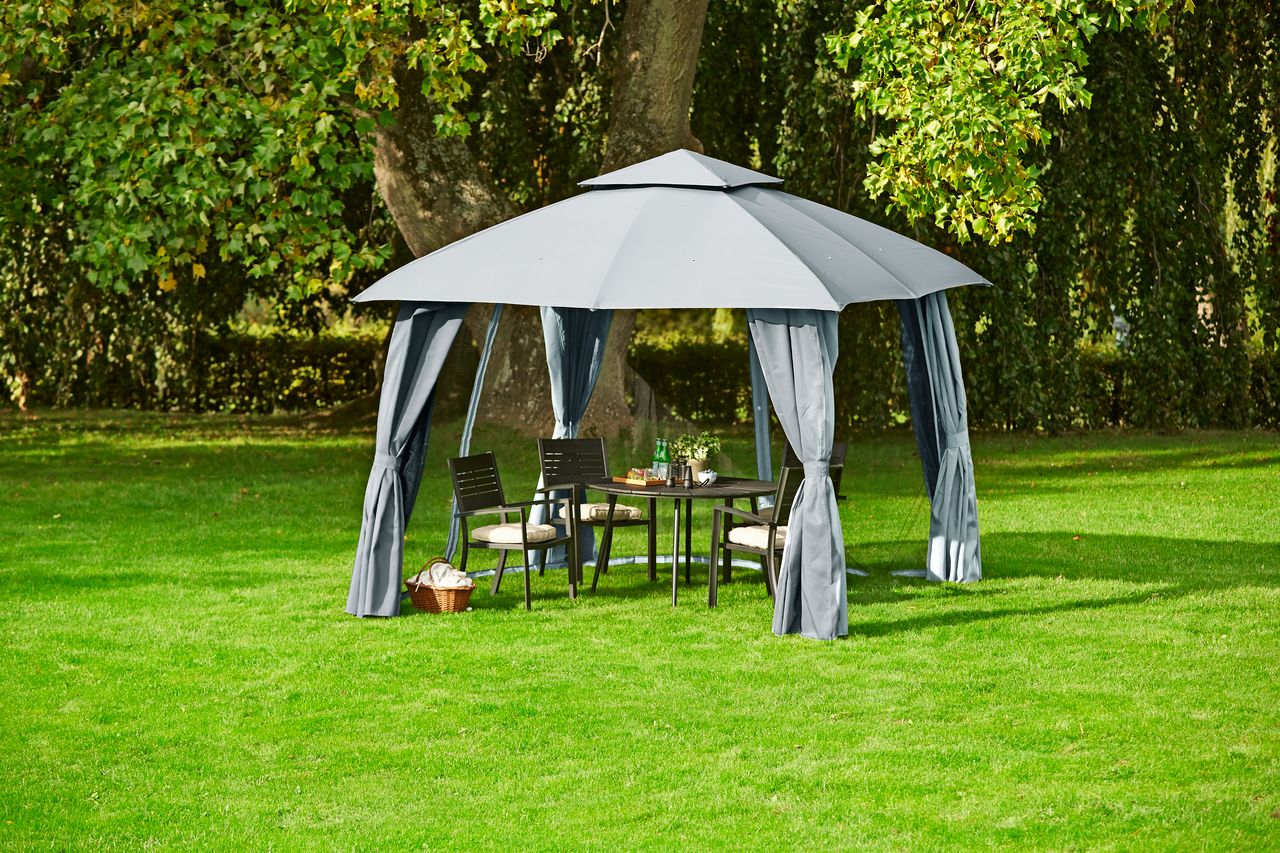 Paviljong SANKT HANS B3xL3m grå | JYSK