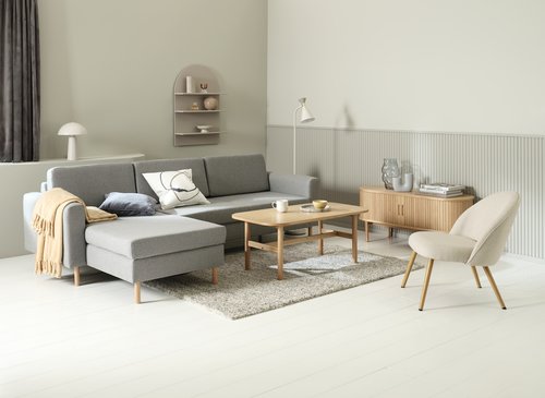 Table basse KLARSKOV 60x110 chêne | JYSK