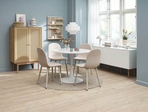 Wandplank KETTINGE 6 schappen naturel | JYSK