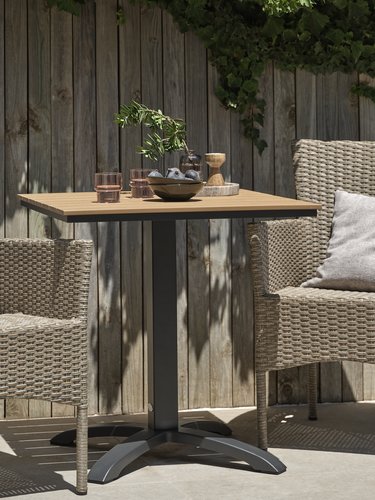 Bistrotisch HOBRO W70xL70 natur | JYSK