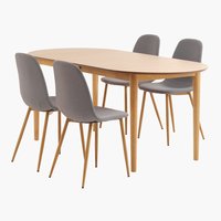 Spisebordssæt | Køb nyt spisebord med stole her | JYSK