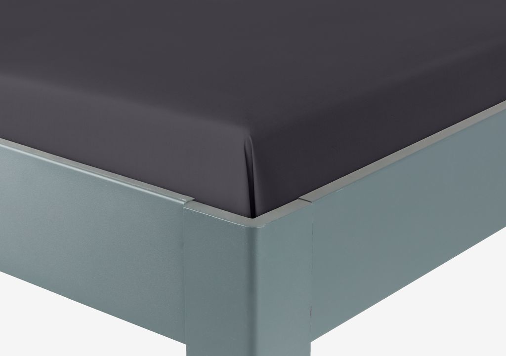 Flat sheet VANJA 240x260 anthracite grey | JYSK
