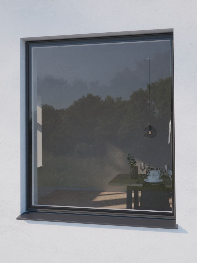 Zanzariera NYORD 150x130 cm per finestra nero | JYSK