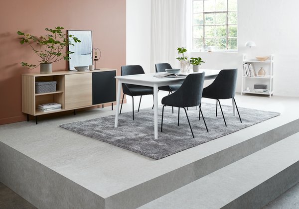 Bookcase HERNING 3 shelves white | JYSK