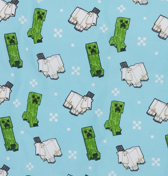 Duvet cover set MINECRAFT 2023 Single blue | JYSK