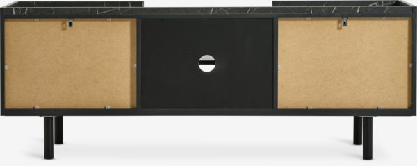 TV-komoda KRONDAL 2 vrata boja crnog mermera | JYSK